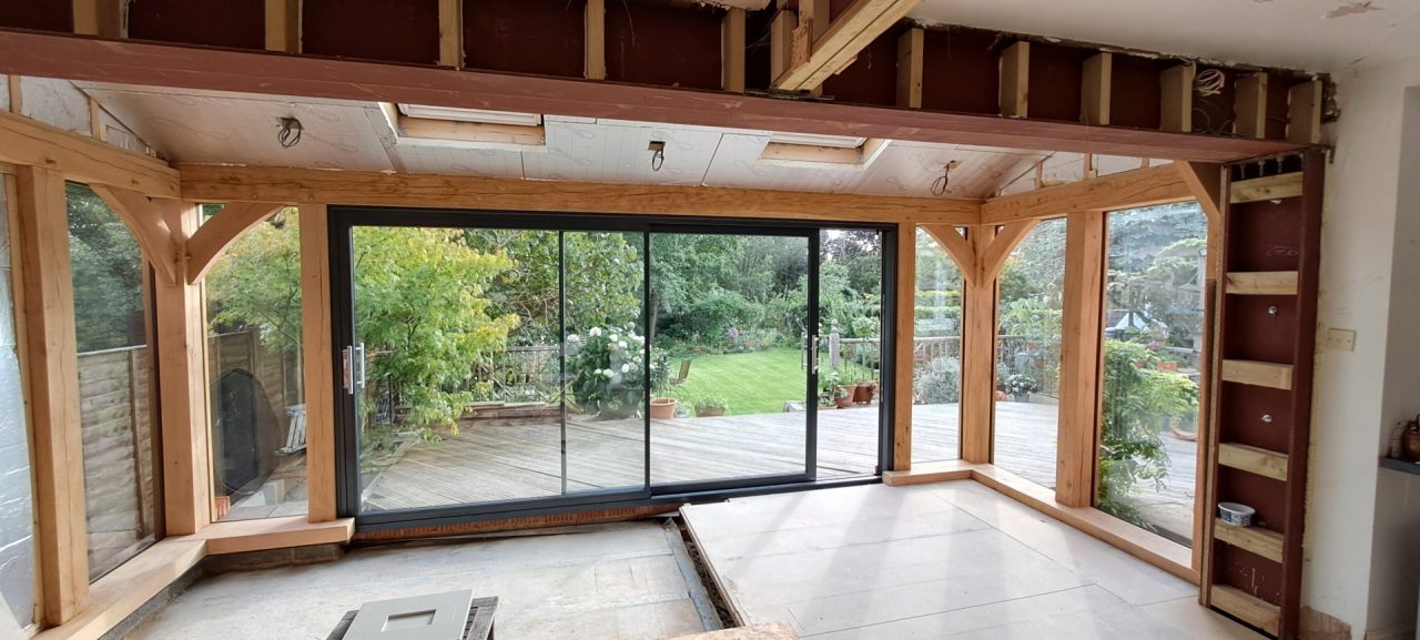 Oak-framed garden room extension - My Oak Frame